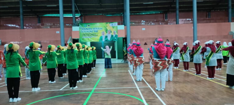 Lomba Senam Fatayat Gesit Jaga Kesehatan Dan Kekompakan