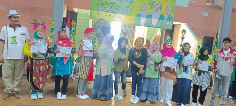 Lomba Senam Fatayat Gesit Jaga Kesehatan Dan Kekompakan