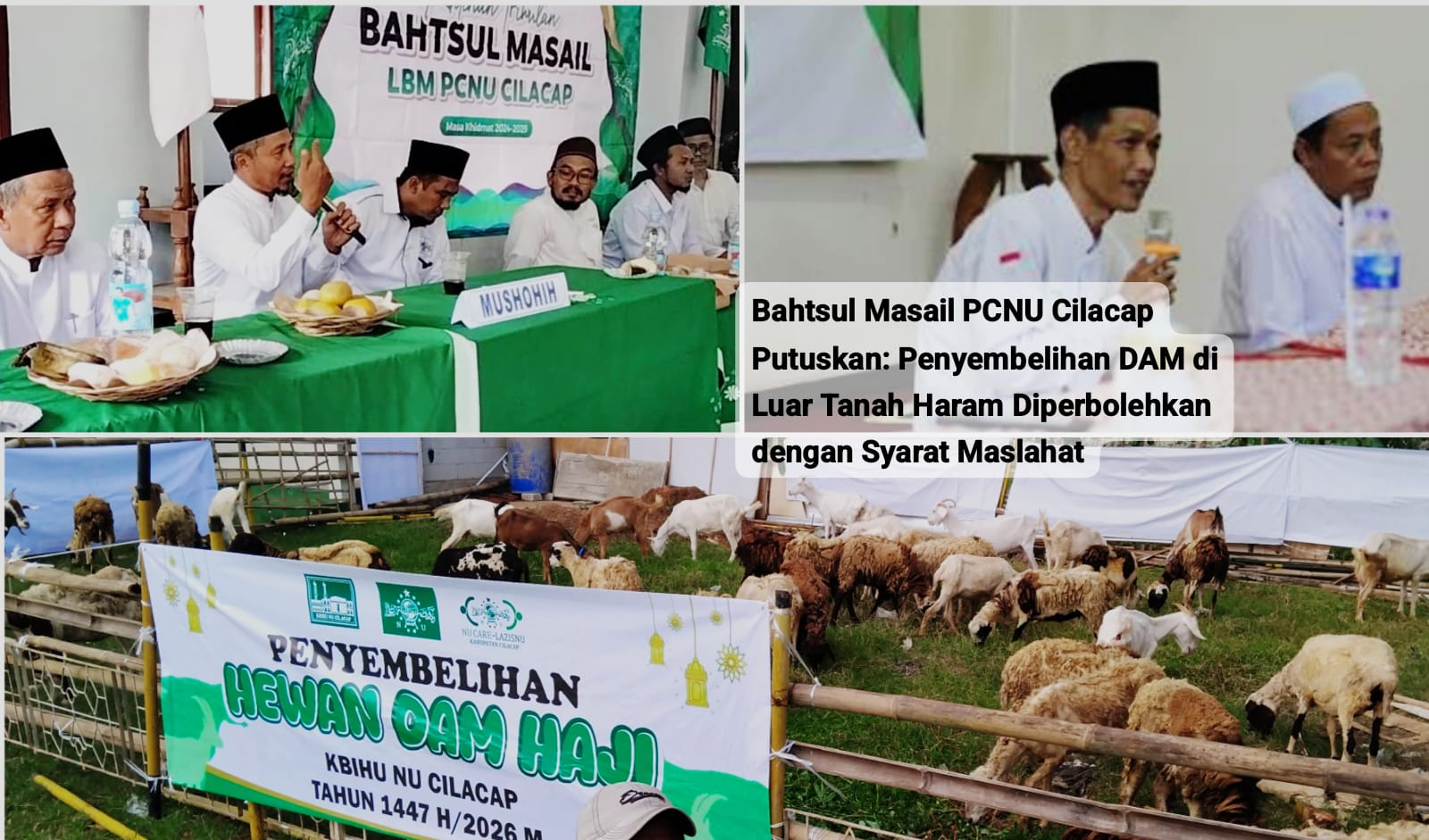 PCNU Cilacap Putuskan Penyembelihan DAM Haji di Luar Tanah Haram ...